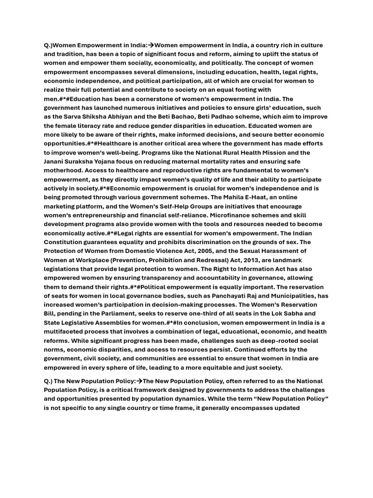 DSE_- 2 | PDF | Employment | Empowerment