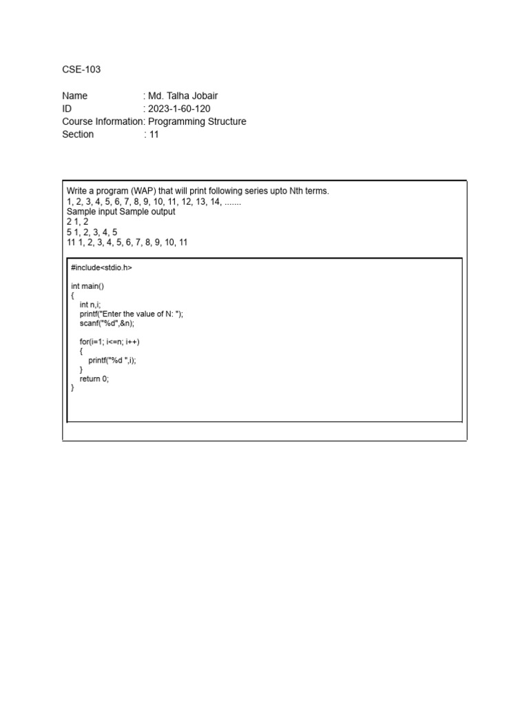 Cse Assignment 1 Pdf Computer Programming Computer Engineering