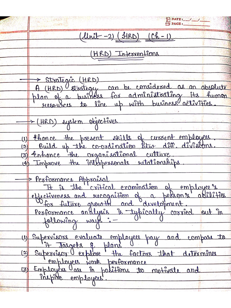 Unit - 2 (HRD) | PDF