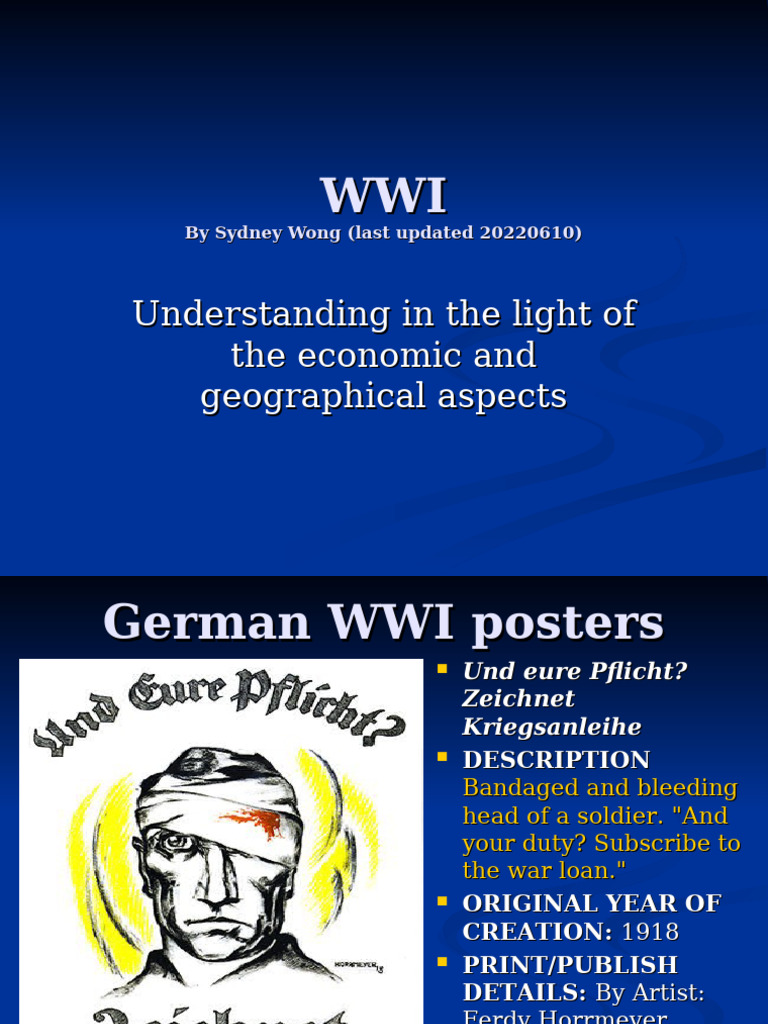 Understanding WWI Through Posters | PDF | International Relations ...