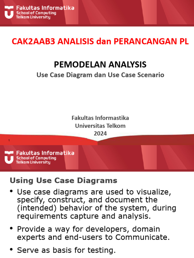 Materi 5 UCD Dan Scenario-CAK2AAB3-TELU | PDF | Use Case | Automated ...