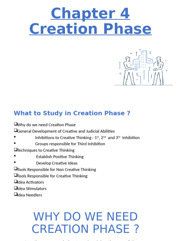 Chapter 4 Creation Phase | PDF | Thought | Idea