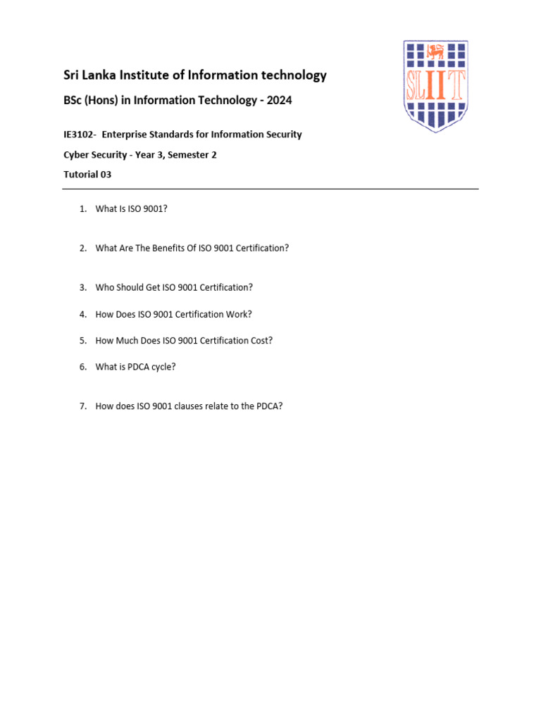 ISO 9001 Certification Guide | PDF