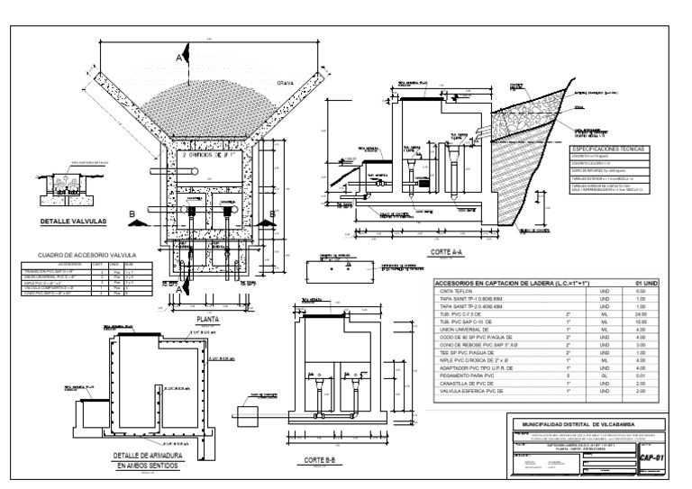 01.02.01.-CAPT. 01 LADERA CON C.D.C. (Ø1+Ø1) - Layout2 | PDF