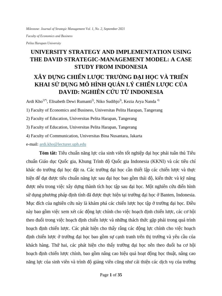 Bài đọc chương 6 SWOT QPSM | PDF