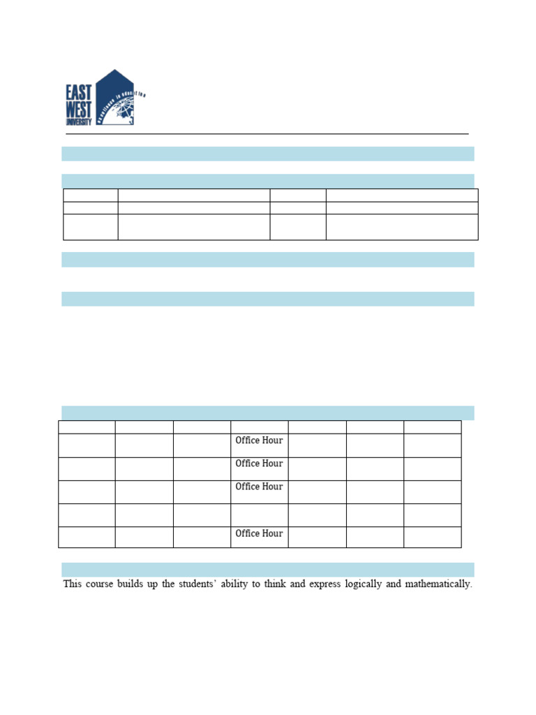 CSE 106 Discrete Mathematics Syllabus | PDF | Discrete Mathematics ...