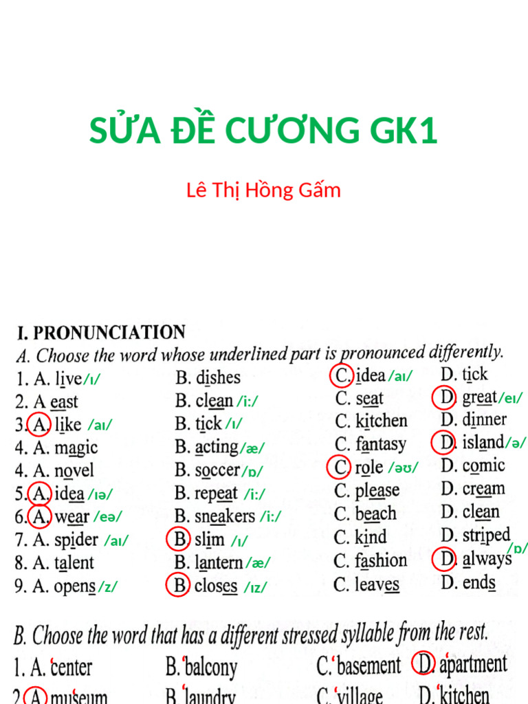 E6 (SW) - Đề Cương GK1 LTHG | PDF