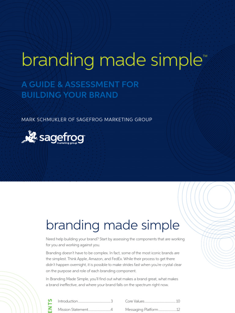 Branding Made Simple | PDF | Brand | Goal