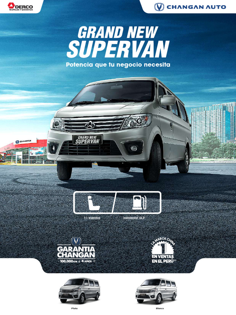 2022-02-15-Ficha Changan Supervan Feb2022 VF | PDF | Negocios