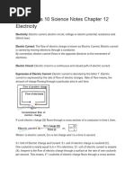 Class 10th Electricity (Notes) | PDF | Electrical Resistance And ...