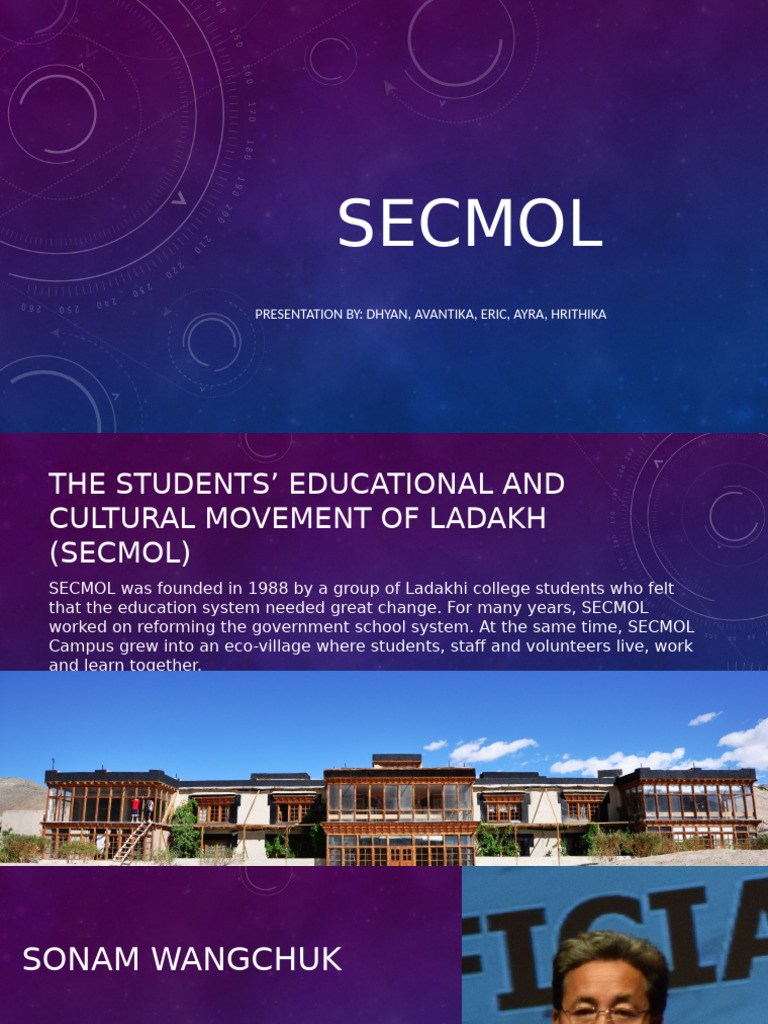 SECMOL | PDF | Water | Earth Sciences