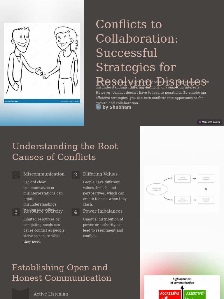 Conflict Resolution Strategies for Collaboration | PDF | Social ...