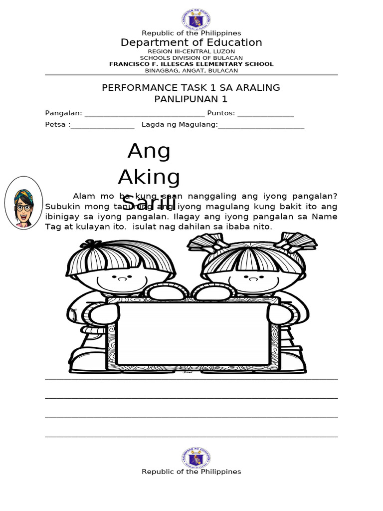 Performance Task With Rubrics | PDF