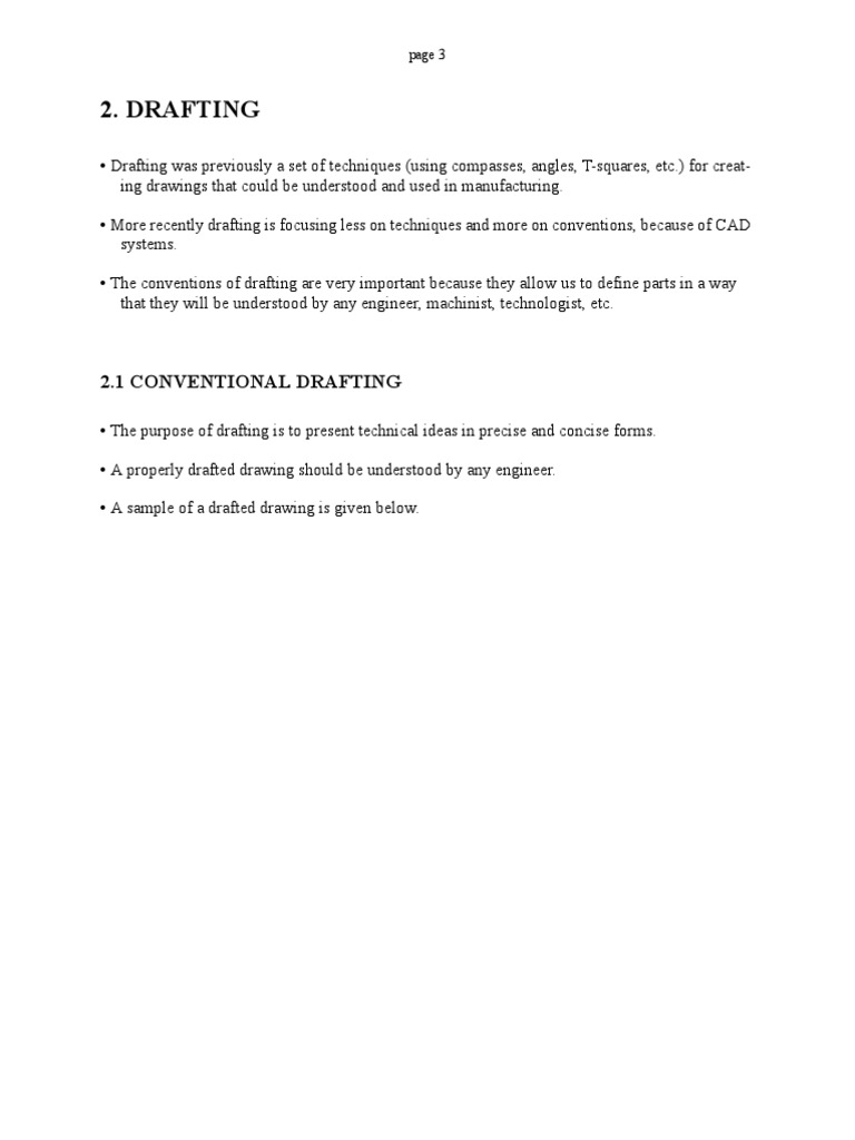 Drafting Basics | PDF
