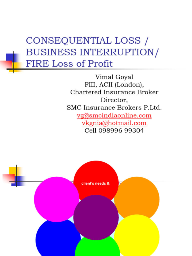 Business Interruption Fire LOP | PDF | Insurance | Revenue
