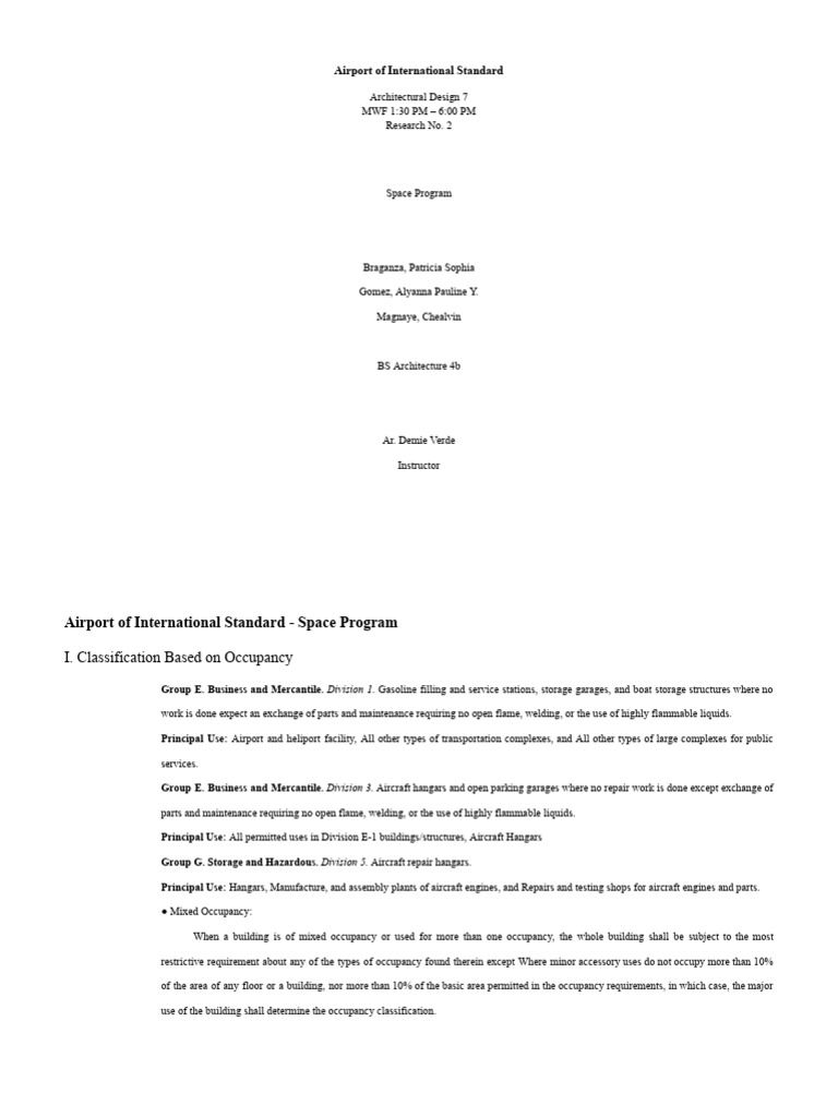 Space Program - International Airport | PDF | Airport | Transport