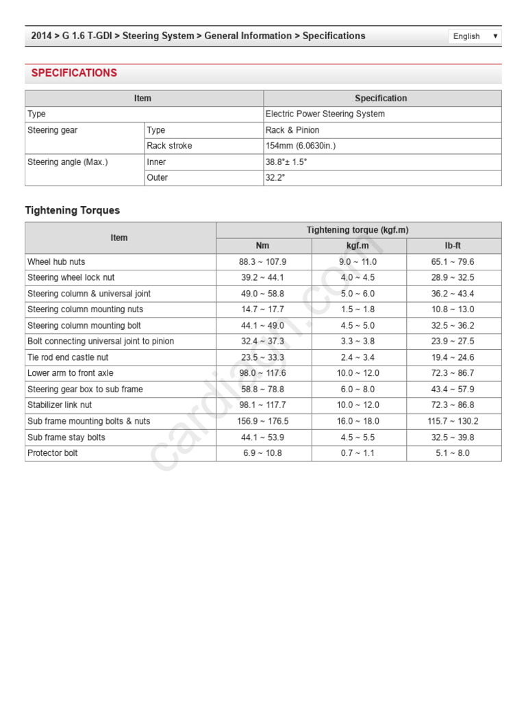 Steering System Pdf Steering Electrical Resistance And Conductance