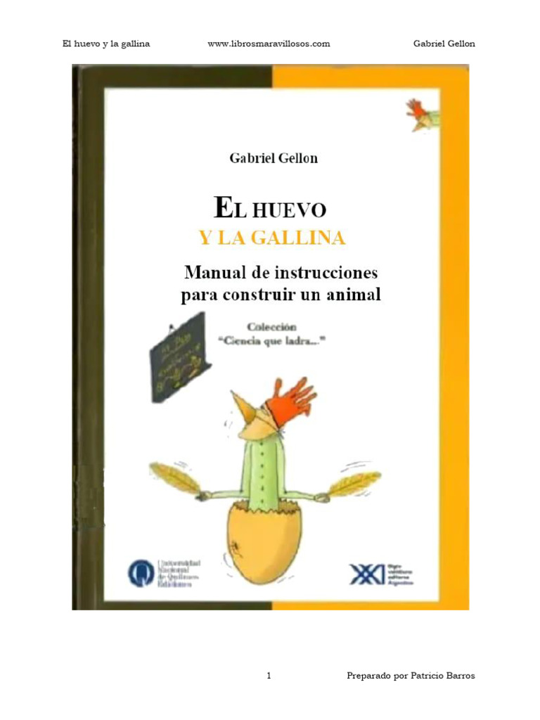 El Huevo y La Gallina - Gabriel Gellon | PDF | Adn | Mutación