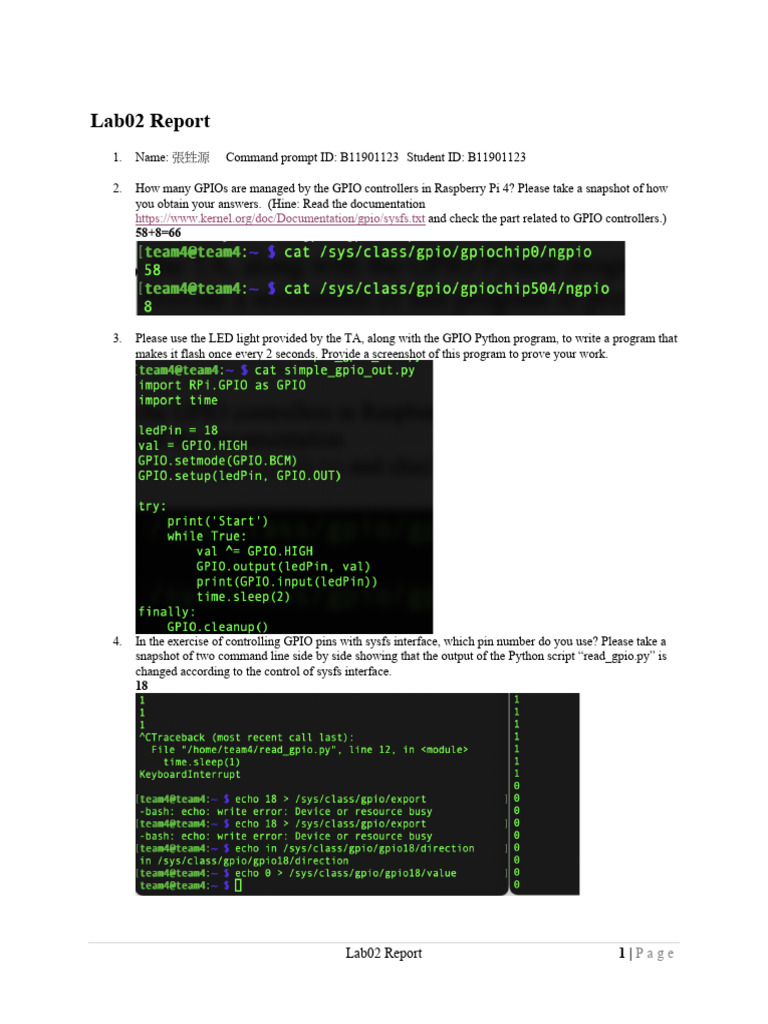 lab02 report 張甡源 | PDF | Business | Computers