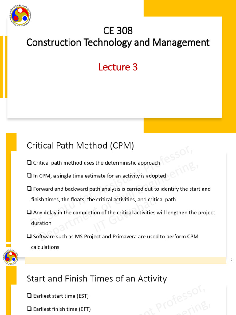 Lecture3_CE308 | PDF | Projects | Scheduling (Computing)