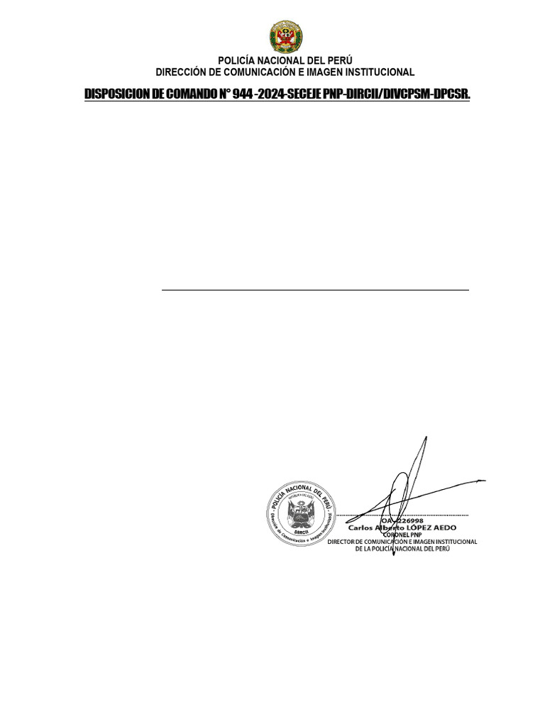 Izamiento a Media Asta en Honor a S3 PNP López Reyes | PDF