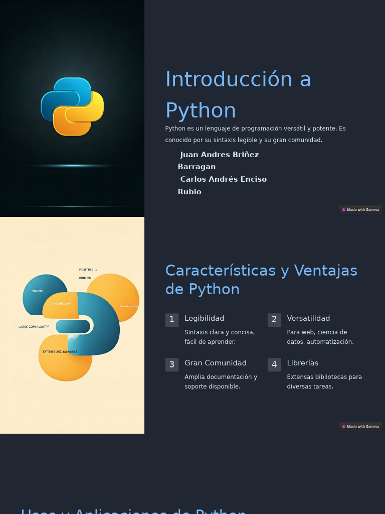 Introduccion A Python | PDF