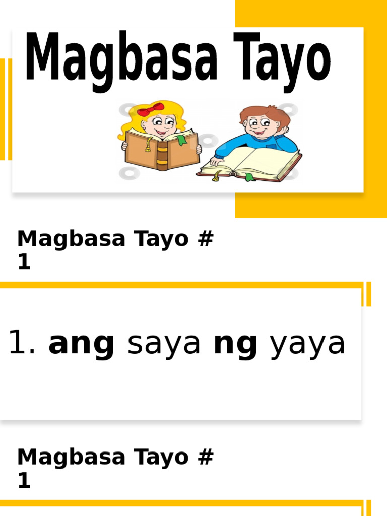 Magbasa Tayo 1 | PDF