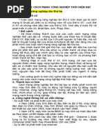 KTCB - Cách mạng công nghiệp lần 3 | PDF