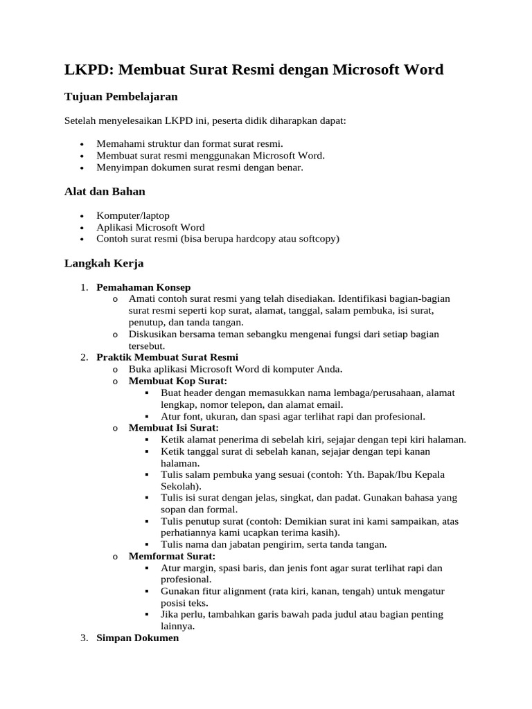 LKPD Office | PDF | Kajian Bahasa Asing