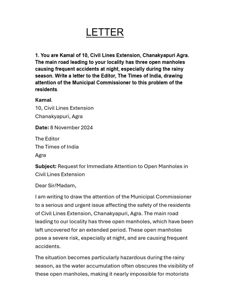 Letter To Editor | PDF