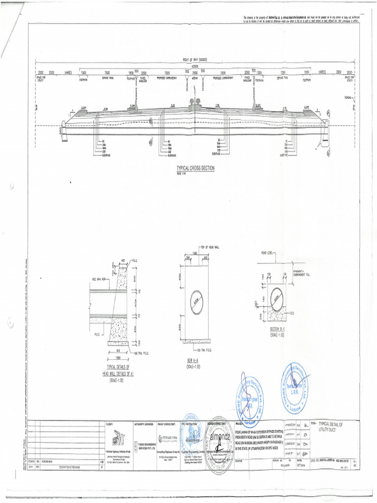 Utility Duct Drawing | PDF