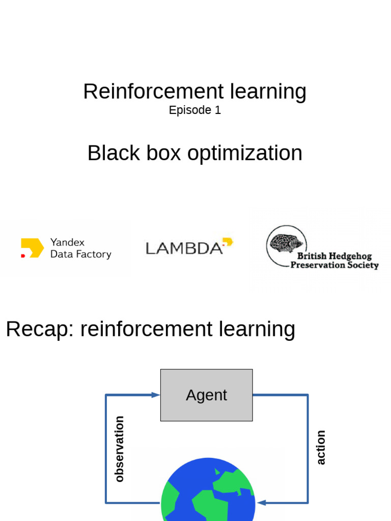 1b - Blackbox Optimization and Evolution Strategies | PDF | Applied Mathematics | Statistical Theory