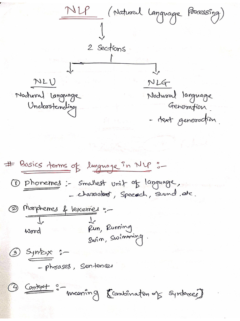 NLP Handwritten Notes | PDF