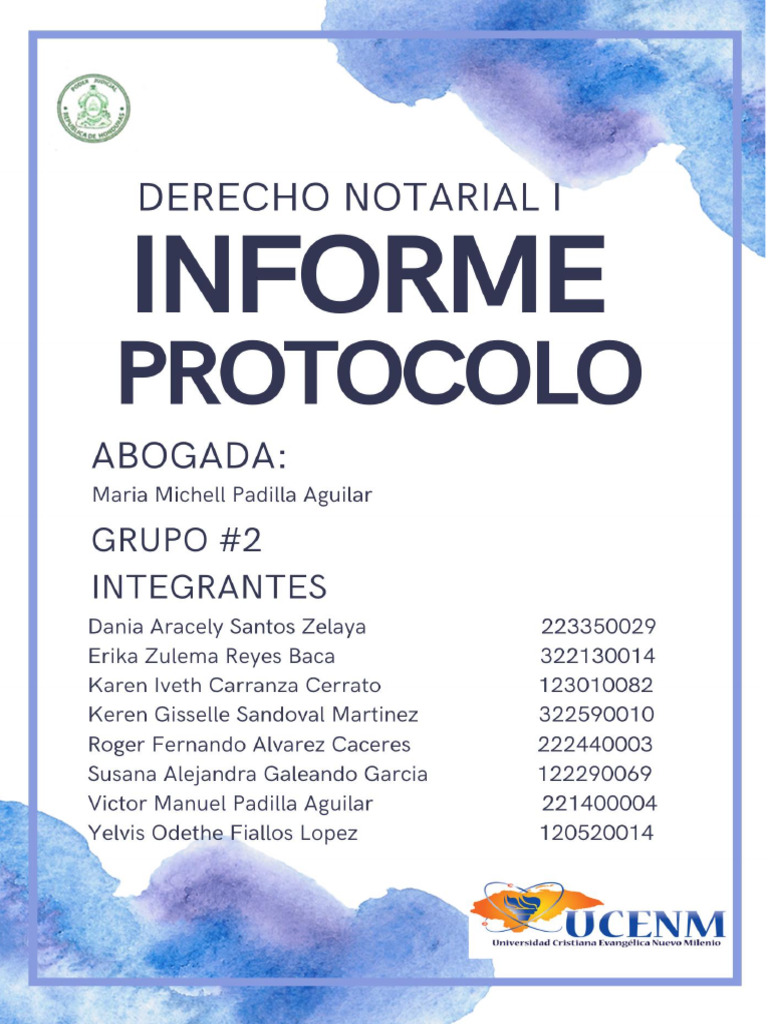 Informe Notarial I Grupo #2 | PDF | Divorcio | Arbitraje