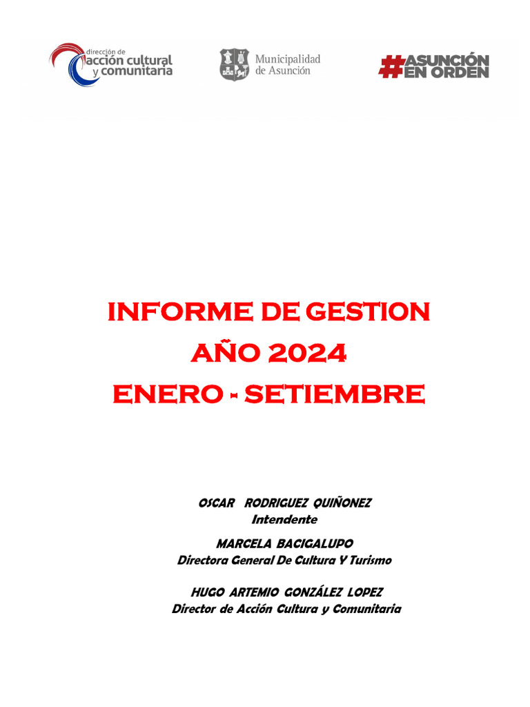 DACC - Informe de Gestion - 2024 - 241030 - 183201 | PDF
