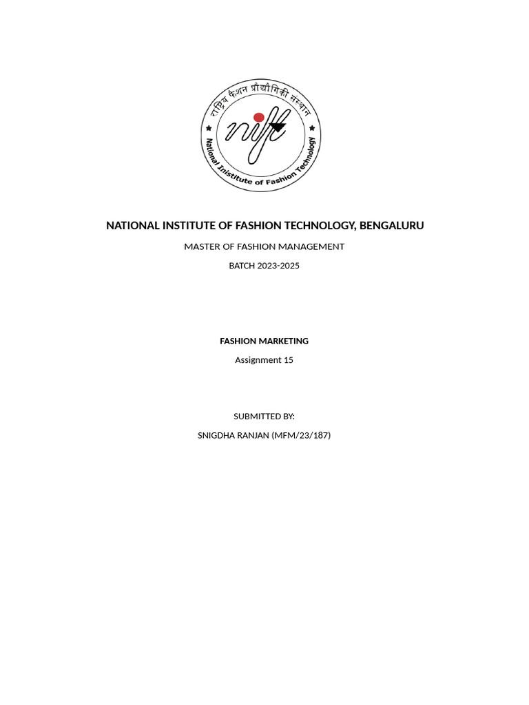 marketing assignment 15 | PDF | Marketing | Advertising