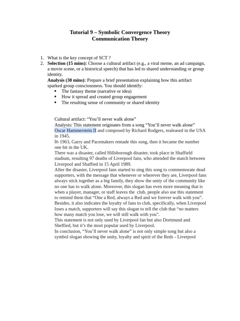 Tutorial 9 - Symbolic Convergence Theory | PDF