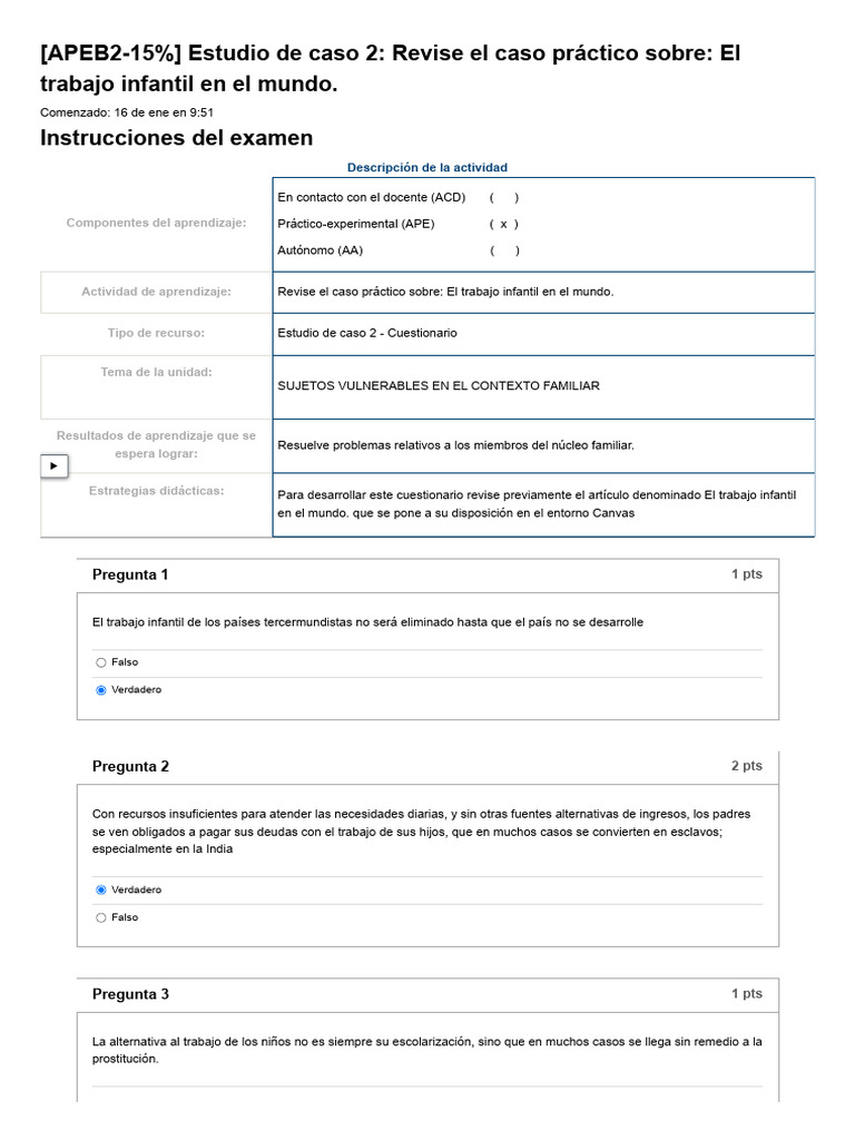 Examen - (APEB2-15%) Estudio de Caso 2 | PDF | Caso de estudio