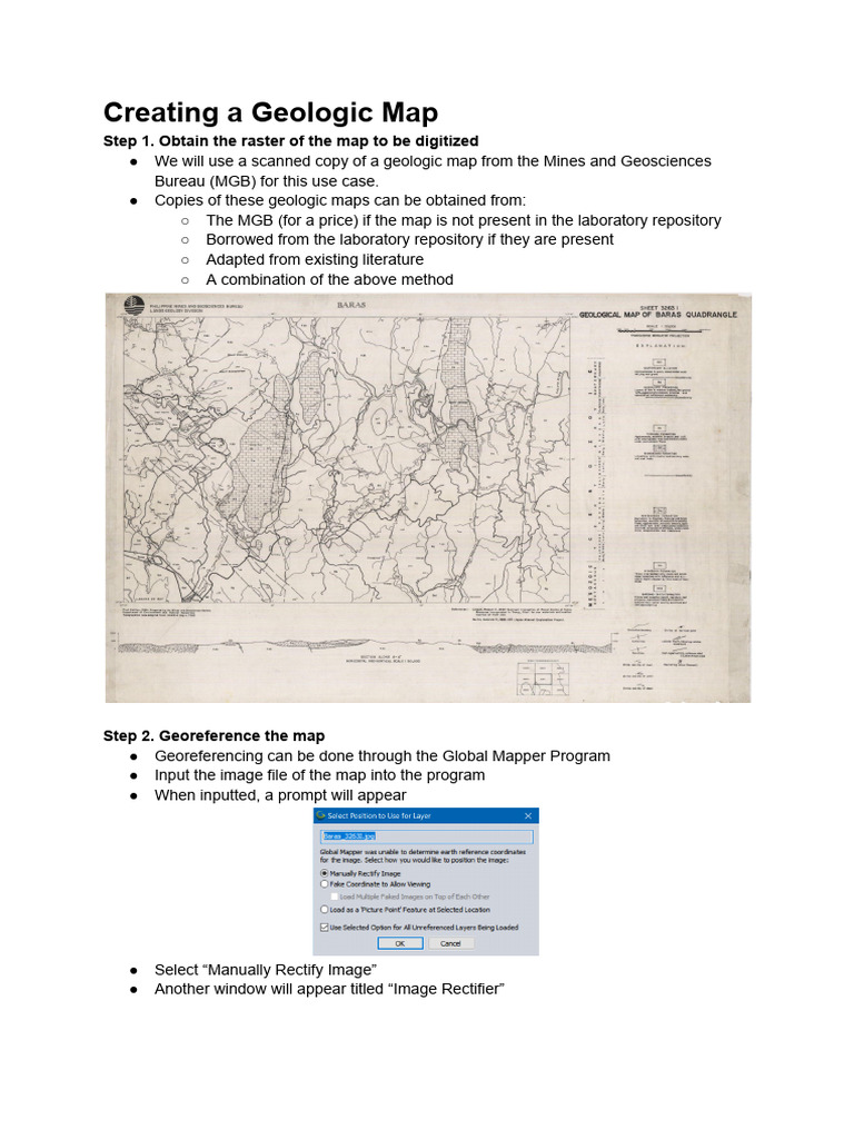 Geologic Map Digitizing Pdf Computing