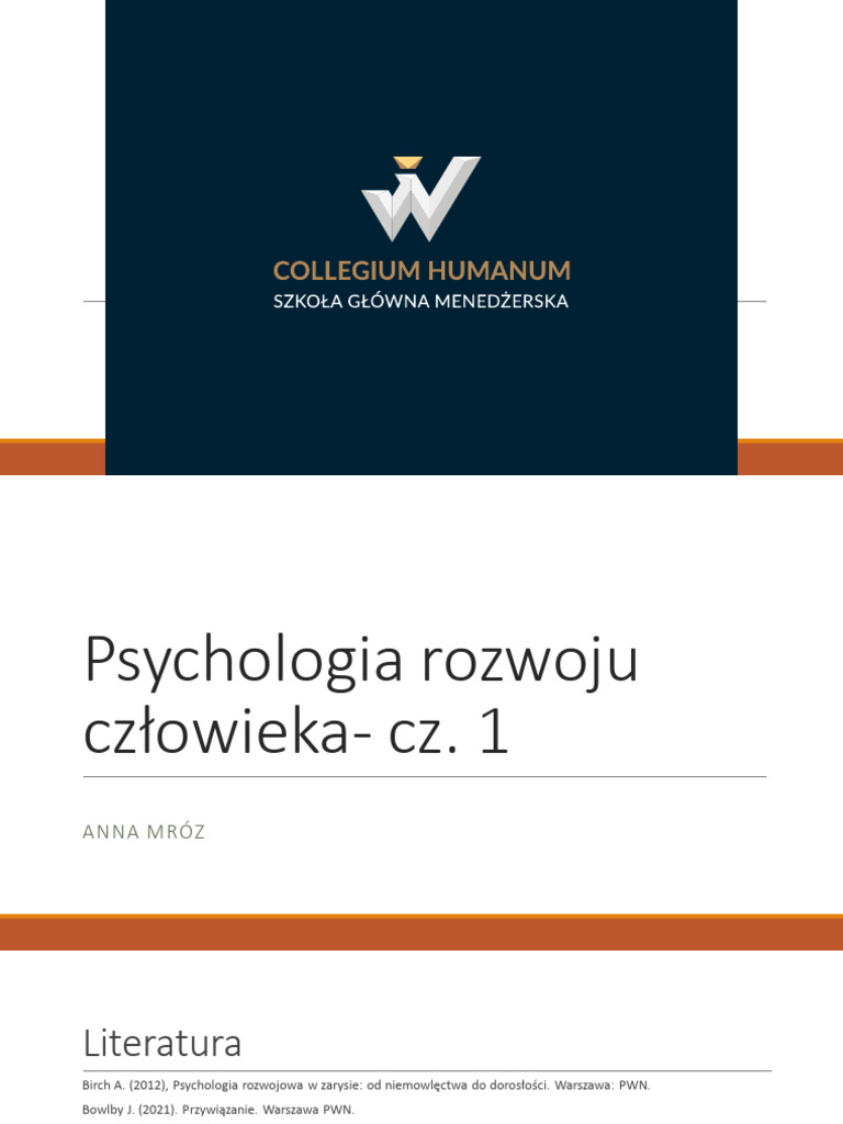 Psychologia Rozwoju Człowieka | PDF