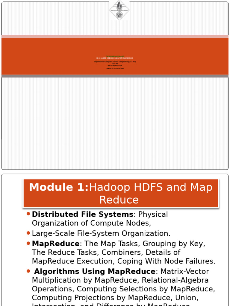 BDA CHP2 | PDF | Apache Hadoop | Map Reduce