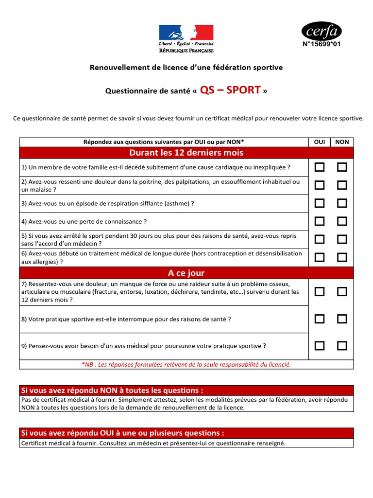 Auto-Questionnaire Adulte | PDF