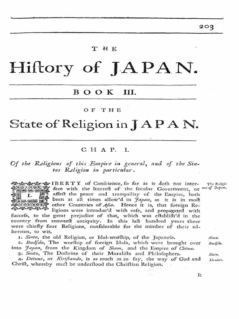 History of Japan State of Religion | PDF