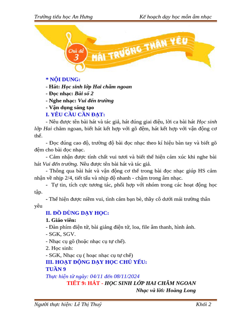 KHBD Âm NH C 2 CĐ3 | PDF