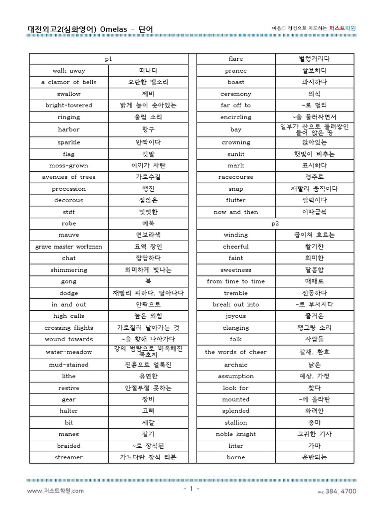 Omelas - 단어 | PDF