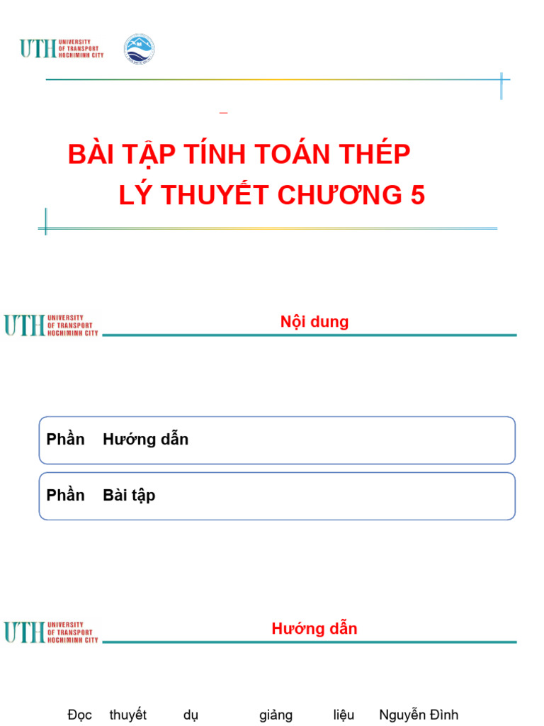 Chương 3 - E-Learning 4 - Tính Toán Thép Sàn | PDF