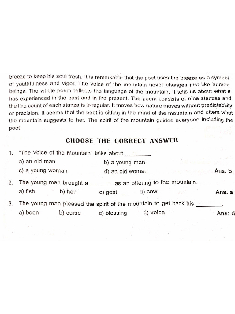 General English III MCQ | PDF