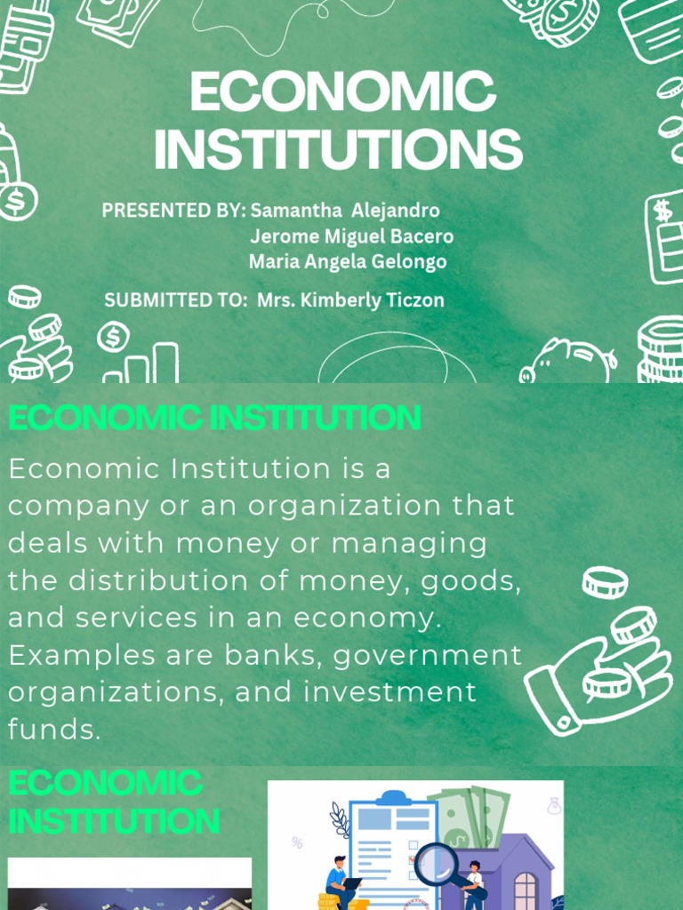 UCSP ECONOMIC INSTITUTlONS | PDF | Market (Economics) | Goods