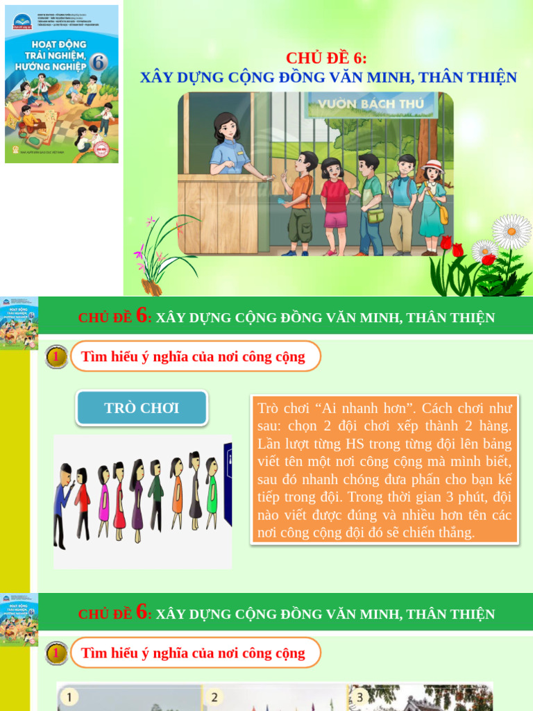 CTST Chu de 6 Xay Dung Cong Dong Van Minh Than Thien | PDF