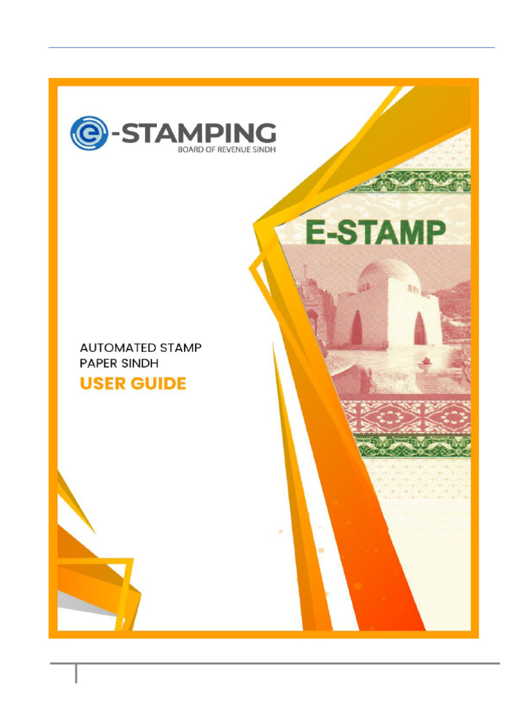 E-Stamping UserGuide v1.0 (Citizen Eng) | PDF | Real Estate Appraisal ...